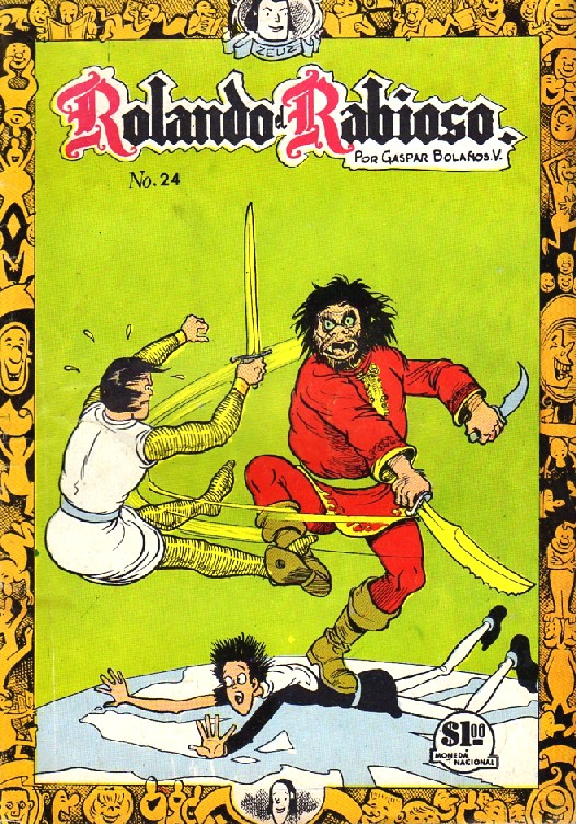 Mexico Comic Sonrisas: Rolando el Rabioso (21 al 25)