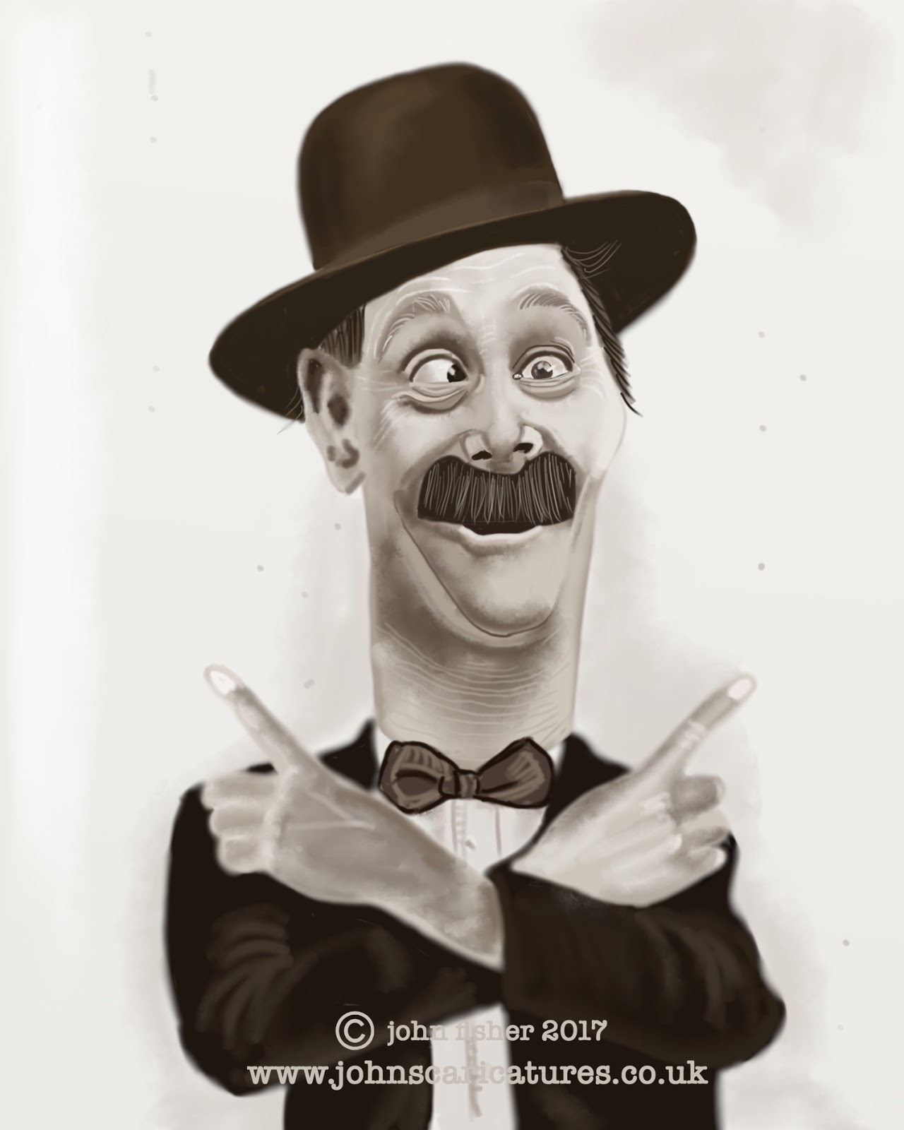 The Art of John Fisher: Ben Turpin..