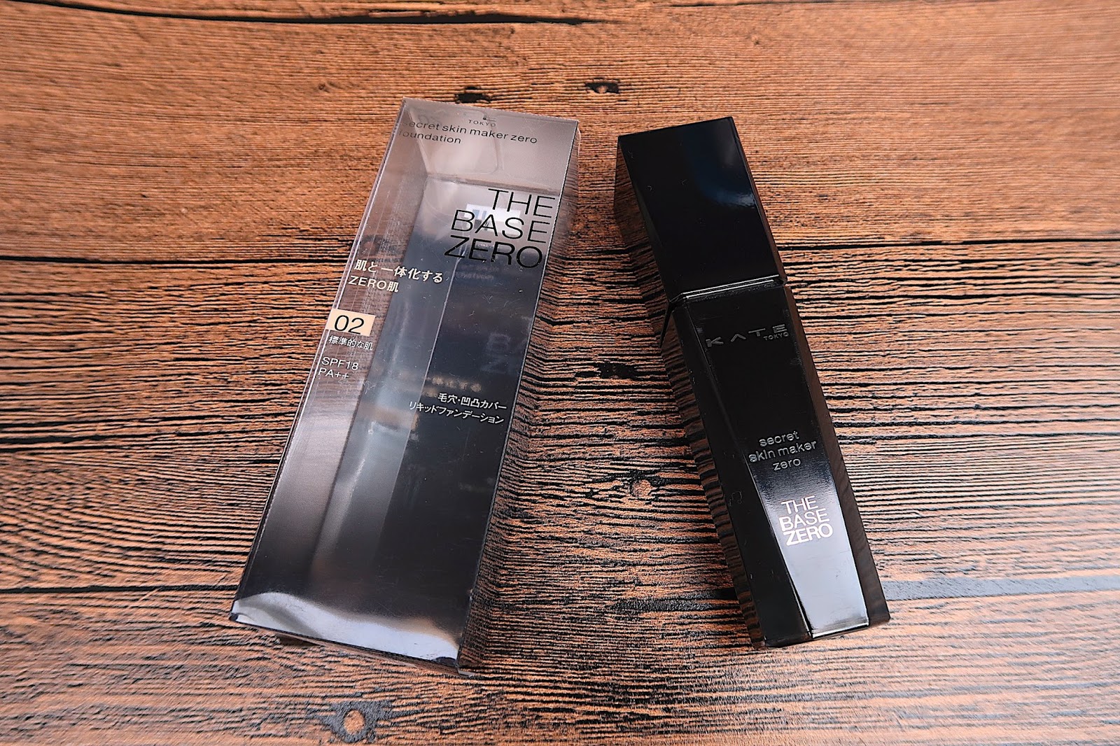Makeup Secret: 夏天啞緻 foundation「KATE The Base Zero 零瑕肌密粉底液」review