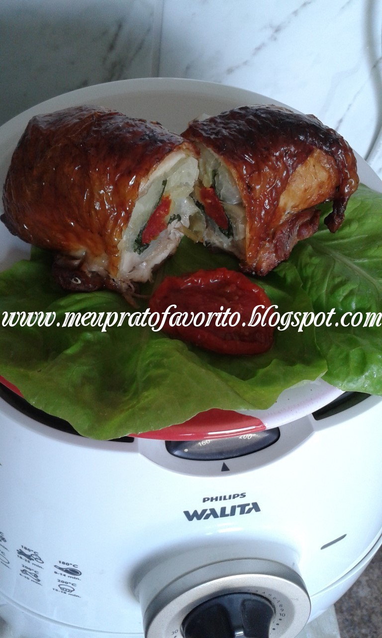 Meu prato favorito: Filé de coxa e sobrecoxa de frango recheada com ...
