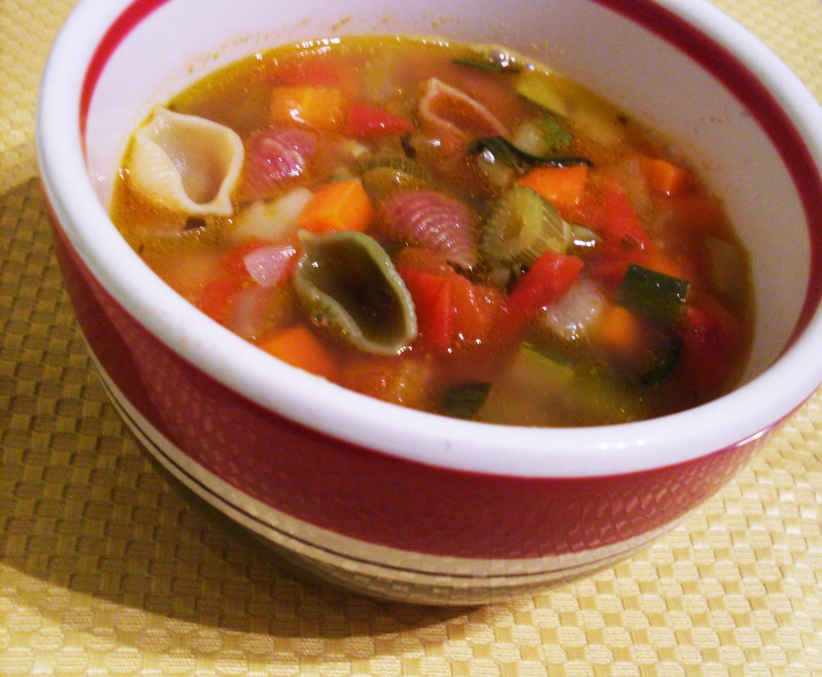 Voyage au bout de la tarte: Soupe minestrone