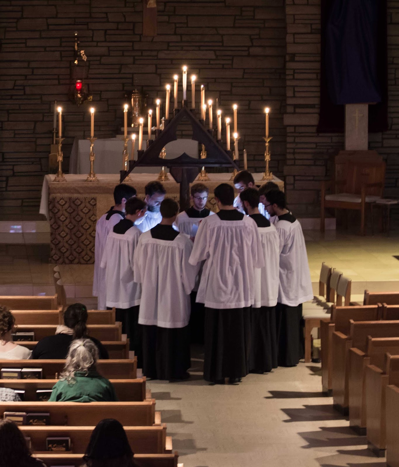 New Liturgical Movement: Tenebrae at Wyoming Catholic College