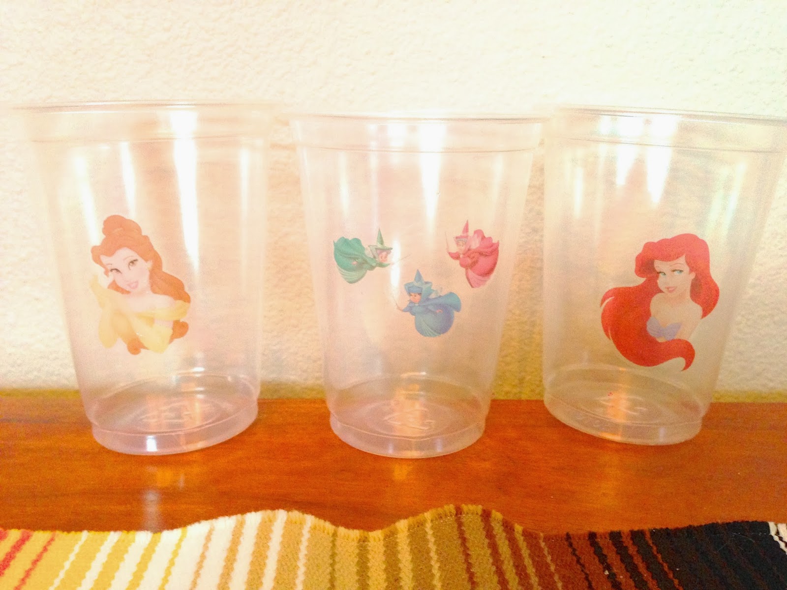 Merryweather's Cottage: DIY Disney Character Party Cups with Temporary ...