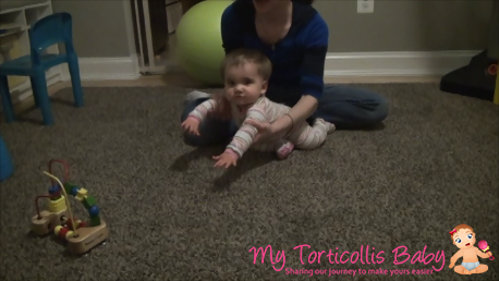 My Torticollis Baby: Sitting to Crawling Position