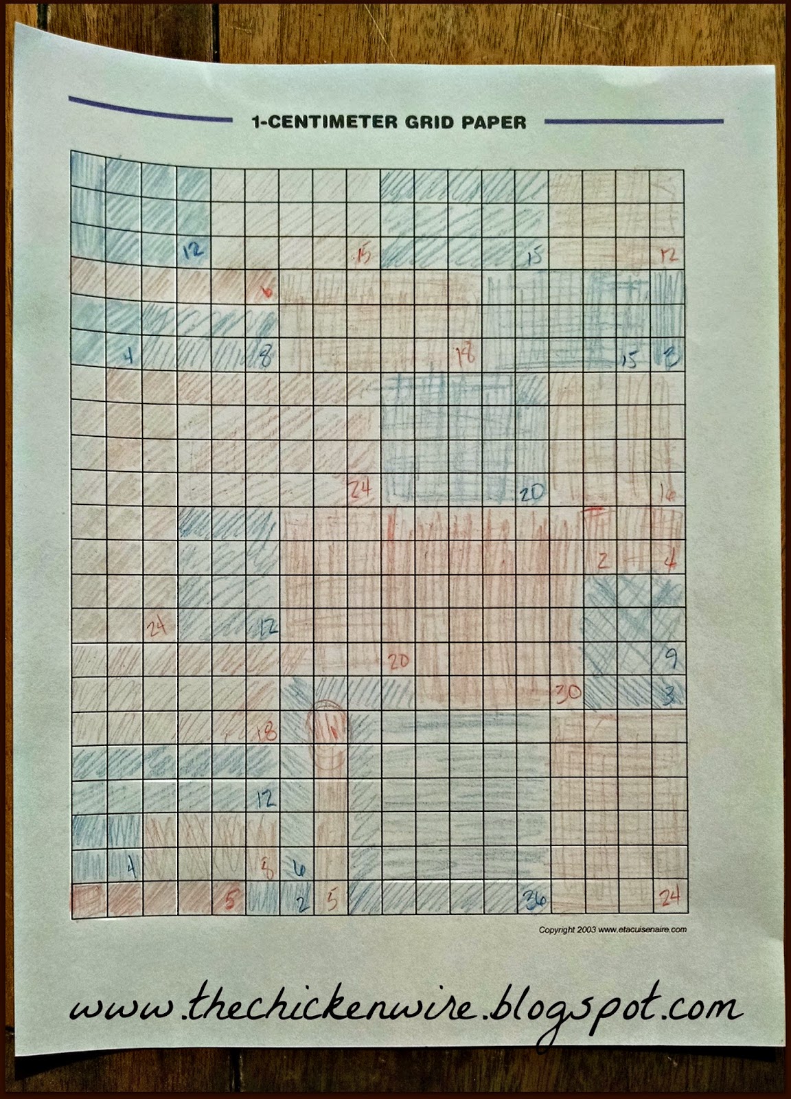 The Chicken Wire: Multiplication Math Game: X Game