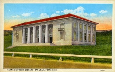 Library History Buff Blog: Biblioteca Carnegie in San Juan, Puerto Rico