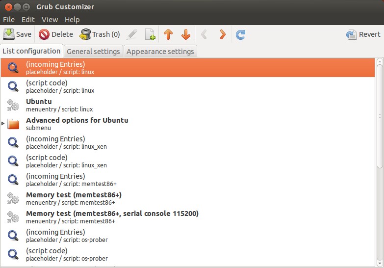 Ubuntu Grub Customizer その1 - GRUB2の設定をカスタマイズするアプリの紹介・パーティション構成とブートメニューに ...