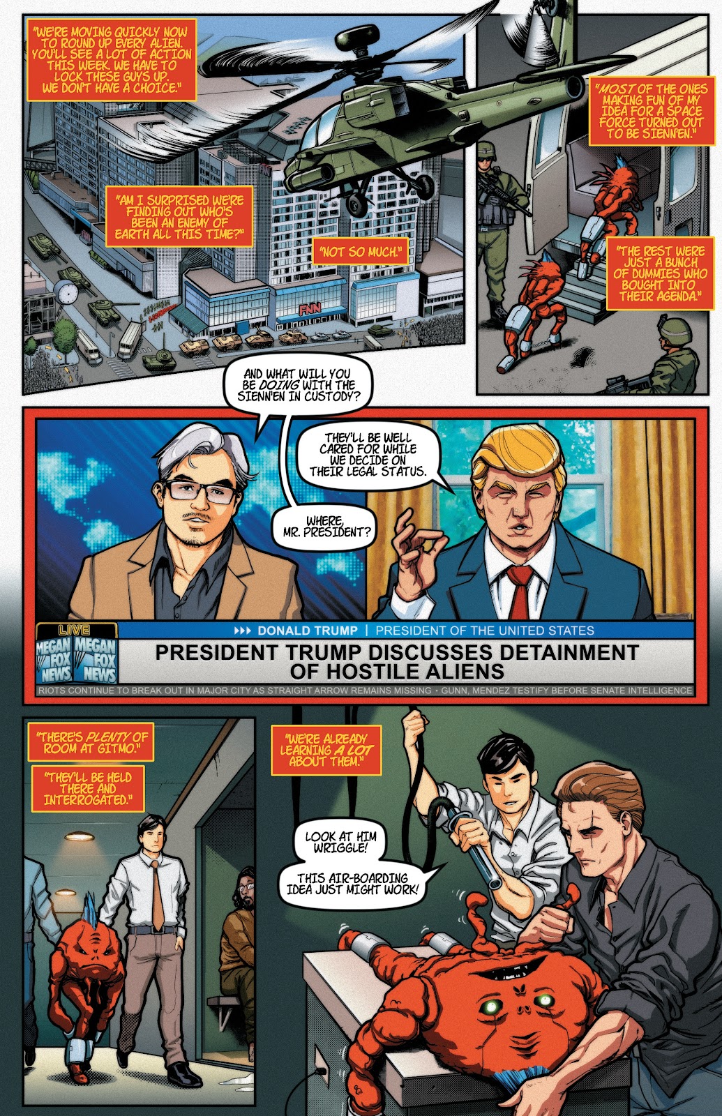 Read online Trump's Space Force comic - Issue # Full