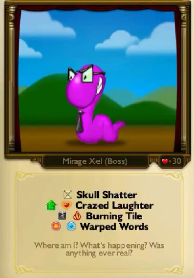 My After 17th: My List of Enemies + Bosses in Bookworm Adventures Deluxe