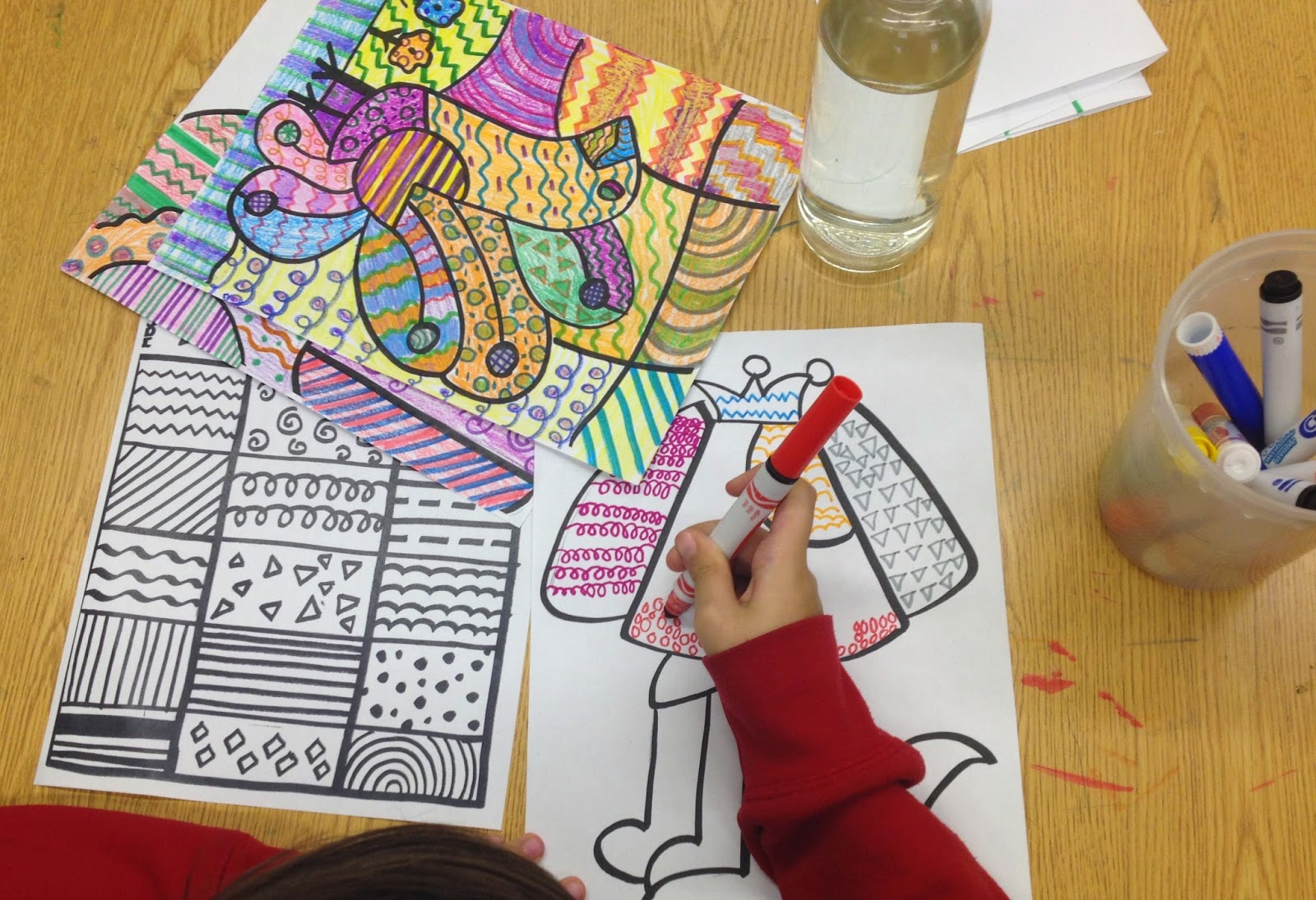 Ms. C's Artroom: Romero Britto - Lines and Patterns