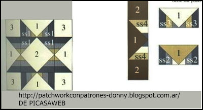 PATCHWORK= SOLO PATRONES = TODO GRATIS: PATCHWORK -COVERTOR -ACOLCHADO