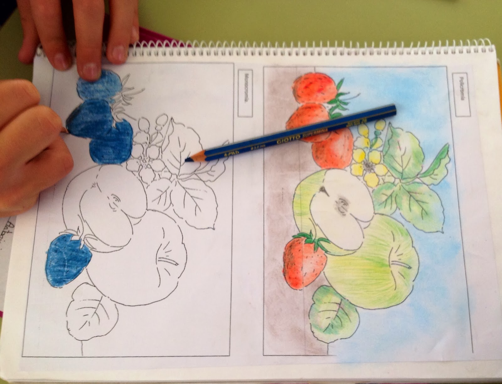 1º ESO : POLICROMIA Y MONOCROMÍA.