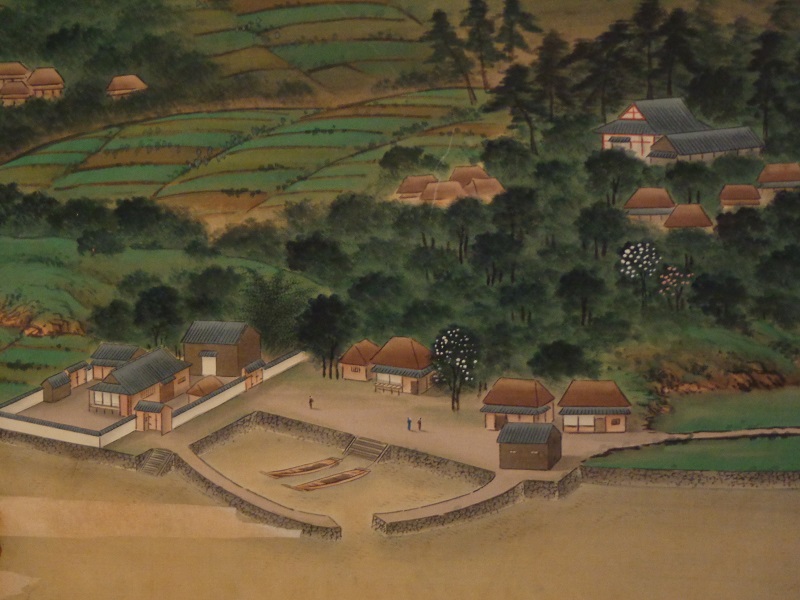 オランダで発見された、川原慶賀が長崎・出島を描いた屏風～‘View of Deshima in Nagasaki Bay’ by ...