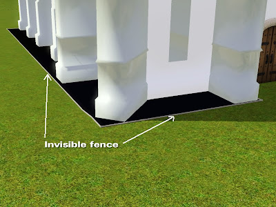 Simming in Magnificent Style: Invisible fence