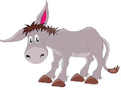 Planse de colorat si fise pentru copii: MAGARUL - IMAGINI cu Animale ...