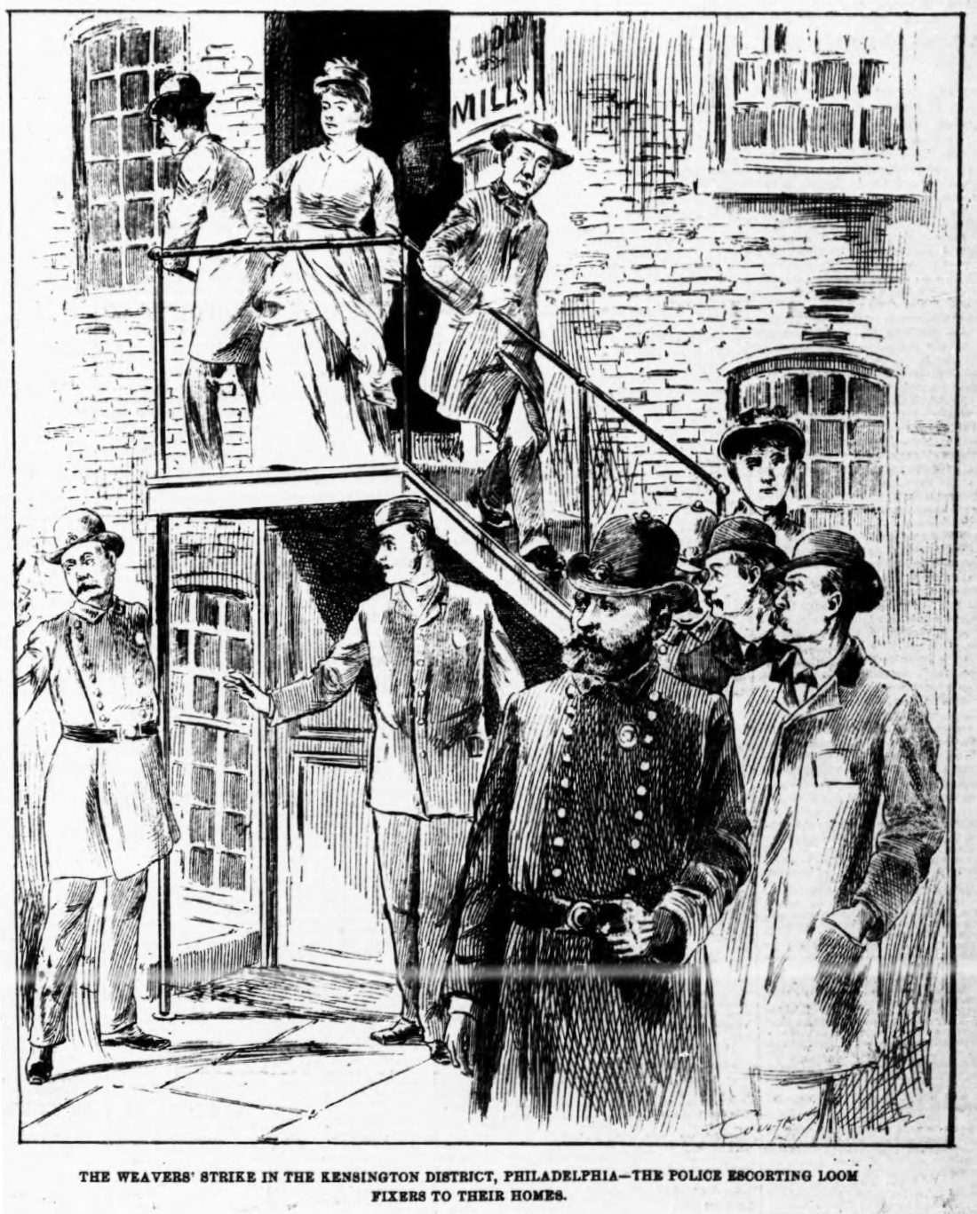 Philly & Stuff: Weavers Strike in Kensington - NY Daily Graphic 12 ...