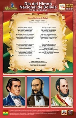 PRENSA LÍDER: BOLIVIA CELEBRA 166 AÑOS DE LA CREACIÓN DEL HIMNO NACIONAL