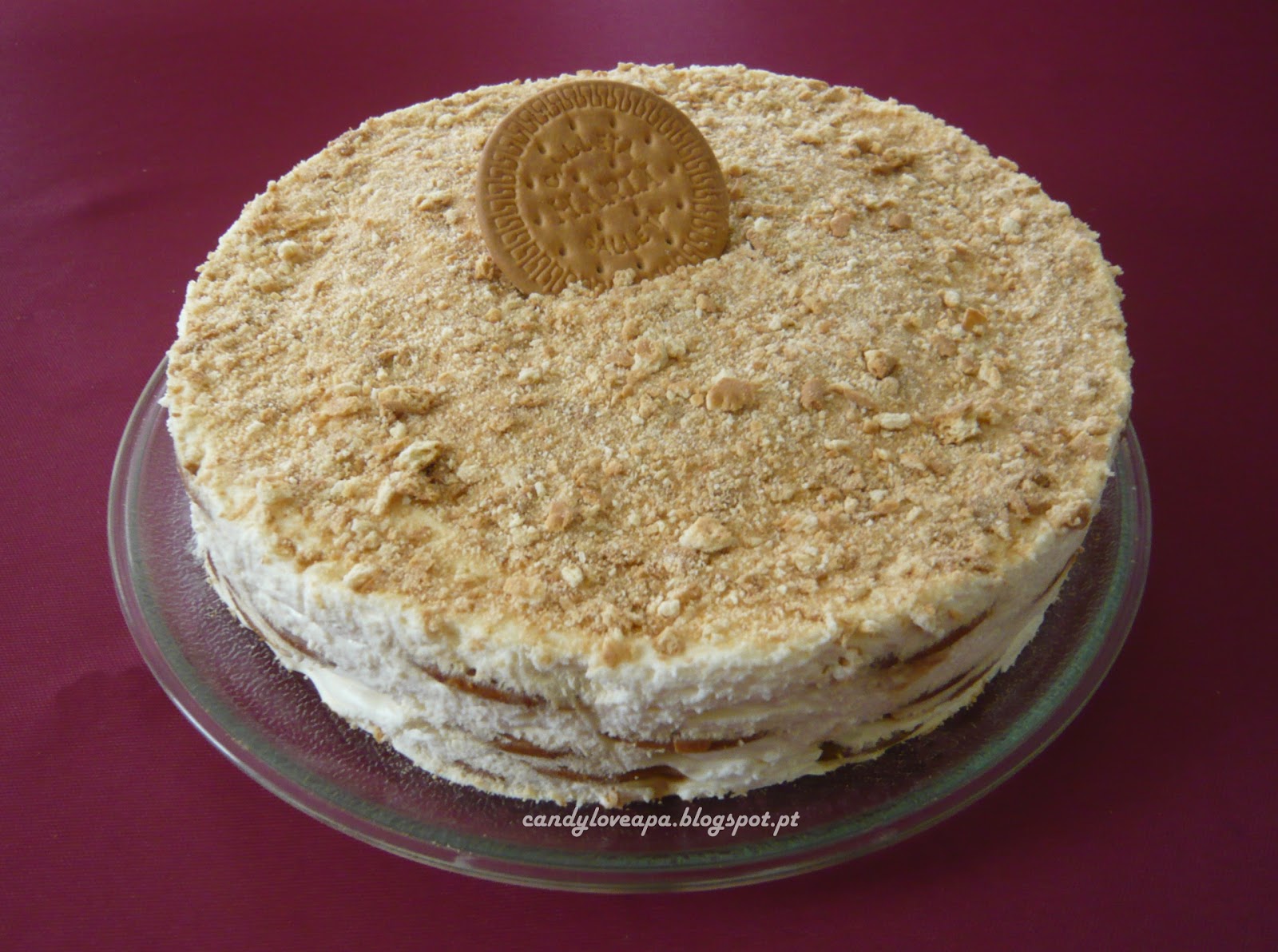 Candy Love: Bolo de Bolacha