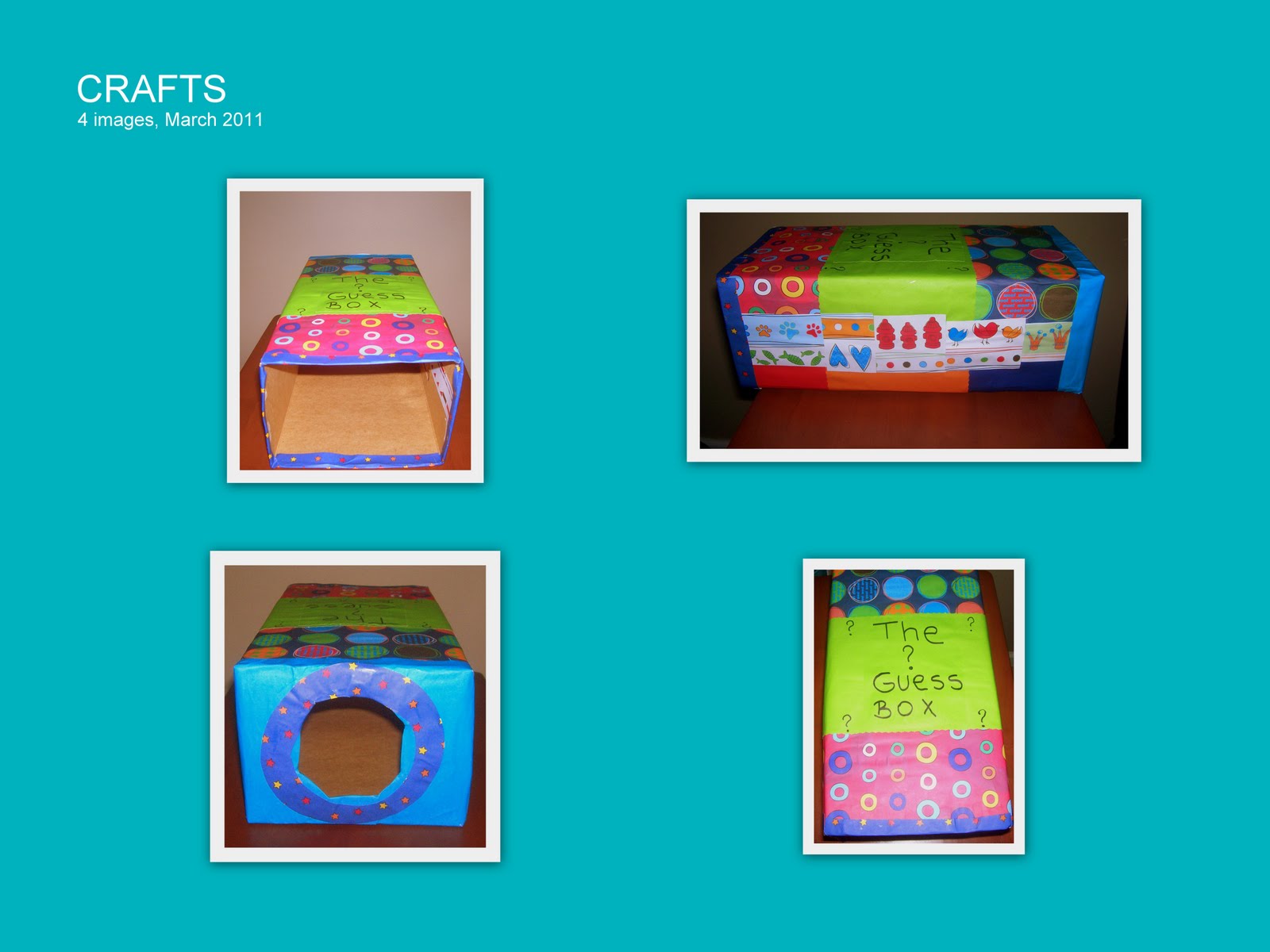 Pinkytopia Crafts By Sabrina: Cardboard Guess Box????