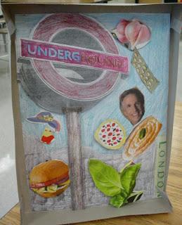 Mrs. Knight's Smartest Artists: Surreal Settings: 4th grade collage