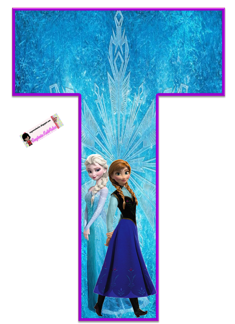Frozen: Bello Alfabeto Gratis de Elsa y Ana. - Oh my Alfabetos!