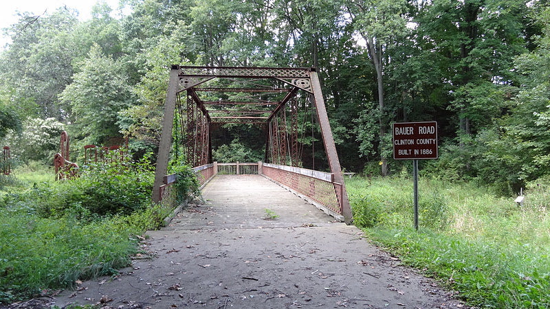 Bridge of the Week: Michigan's Bridges: Bauer Road Bridge at the ...