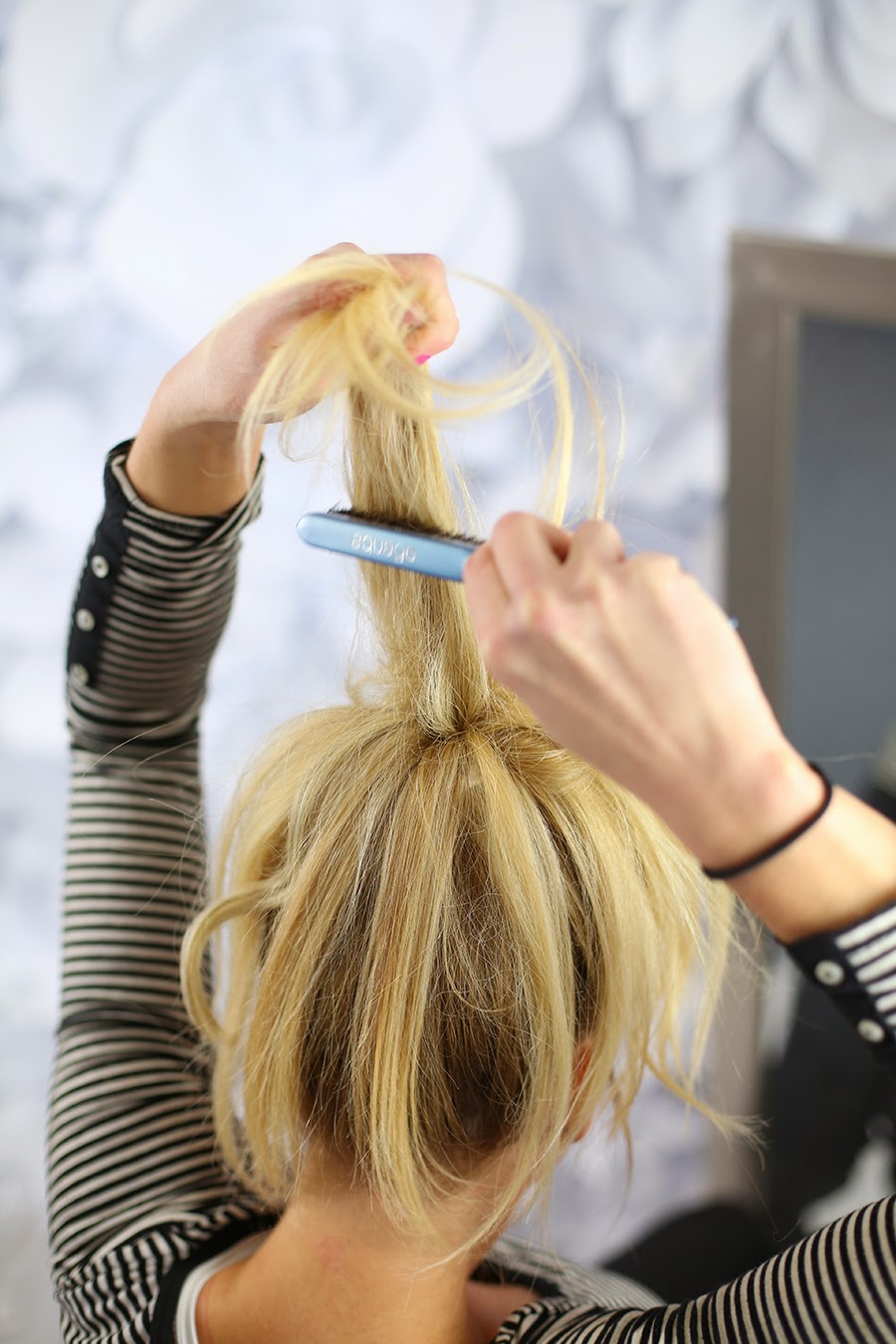 Flourish Boutique & Gallery: Easy 5 minute bun hair tutorial