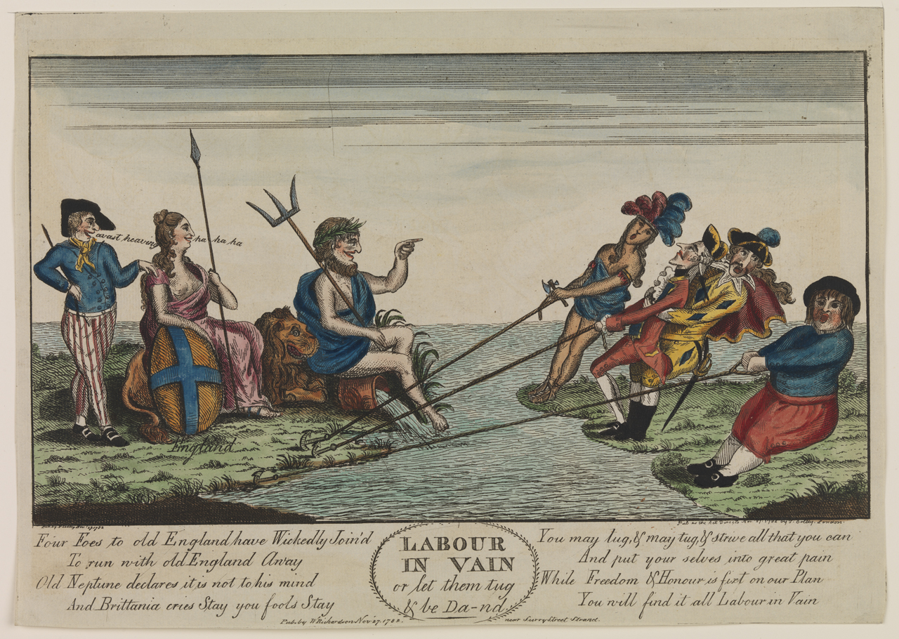 British Tars, 1740-1790: Labour in vain or let them tug & be da--nd, 1782