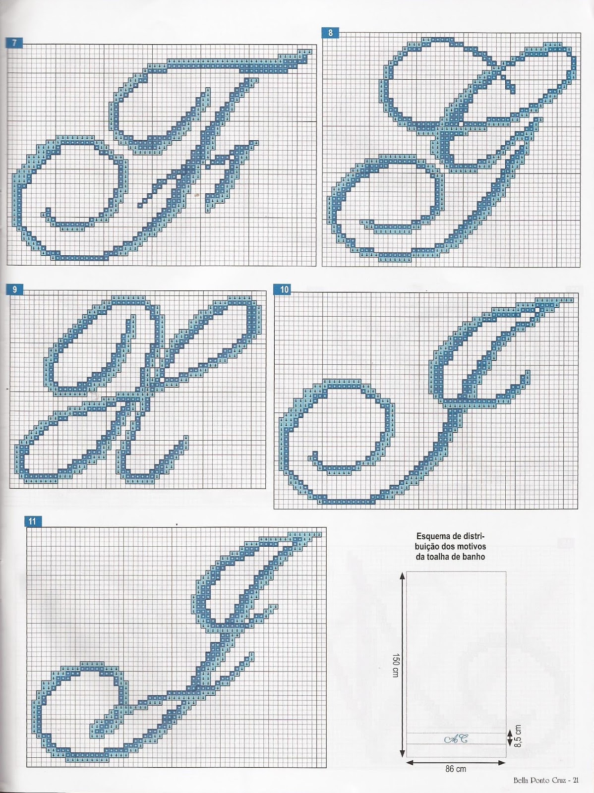 Ponto cruz e crochê...Made in Portugal: Mono em Ponto Cruz