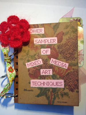 altered book studio.....: Altered Book - Flower Techniques