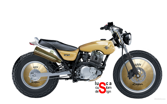 luSca custom design: Suzuki Van Van