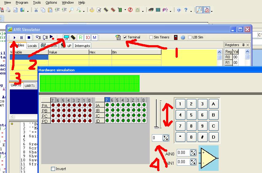 Belajar PLC PLUS: SIMULASI PLC membaca ADC microcontroler dan tampilan ...