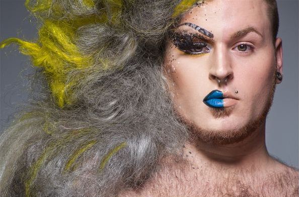 letters to a higher power: Art Attack: Half Drag