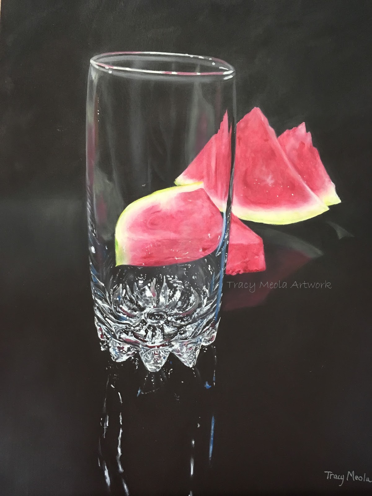 Watermelon & Glass Painting