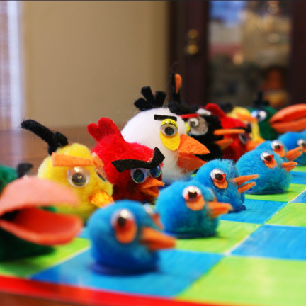 LMD Studio Sketch-n-blog: Angry Birds Chess {I Made it Monday}
