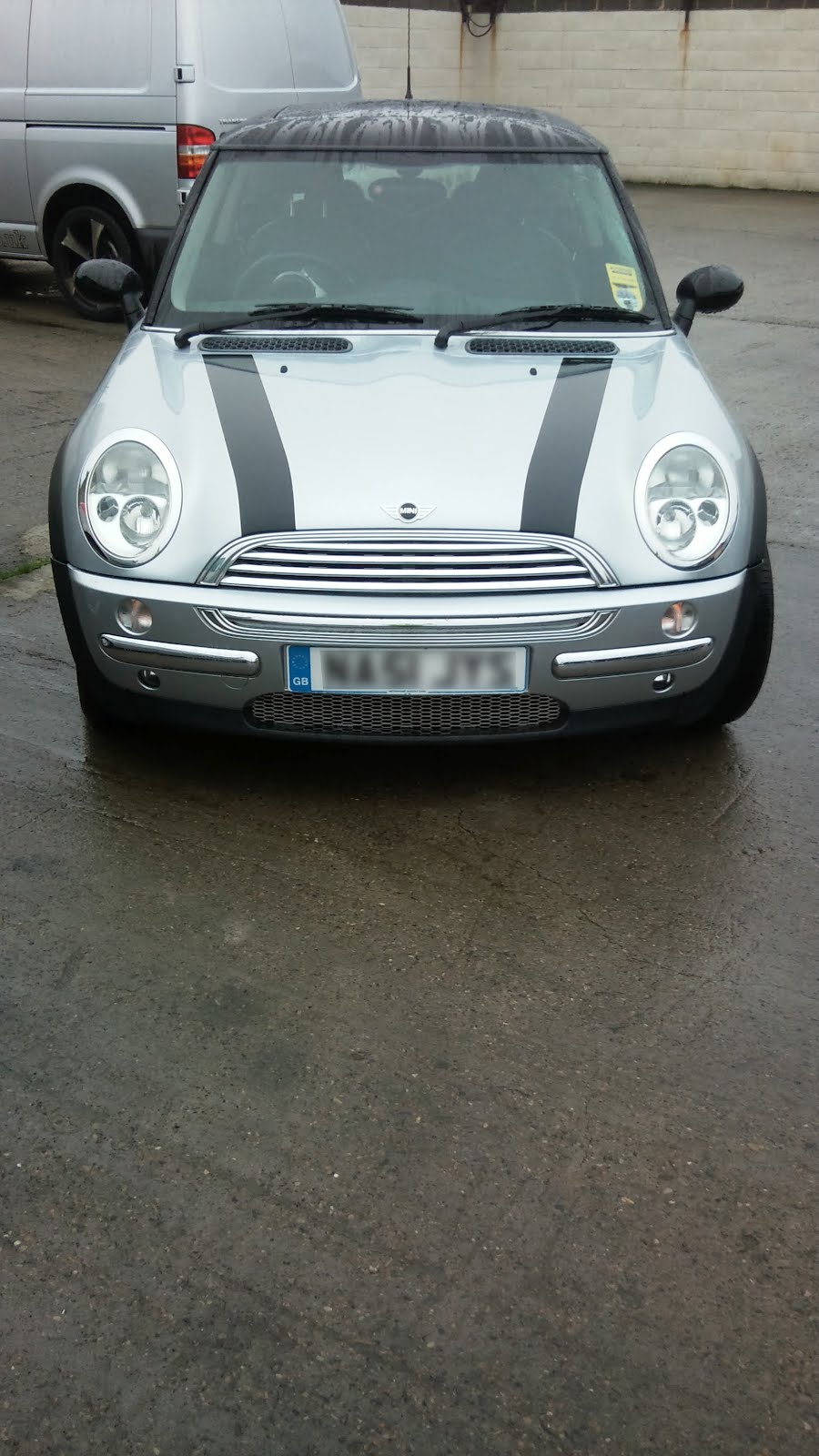 The Green I Signs Blog: Mini Cooper bonnet stripes supplied & fitted by ...
