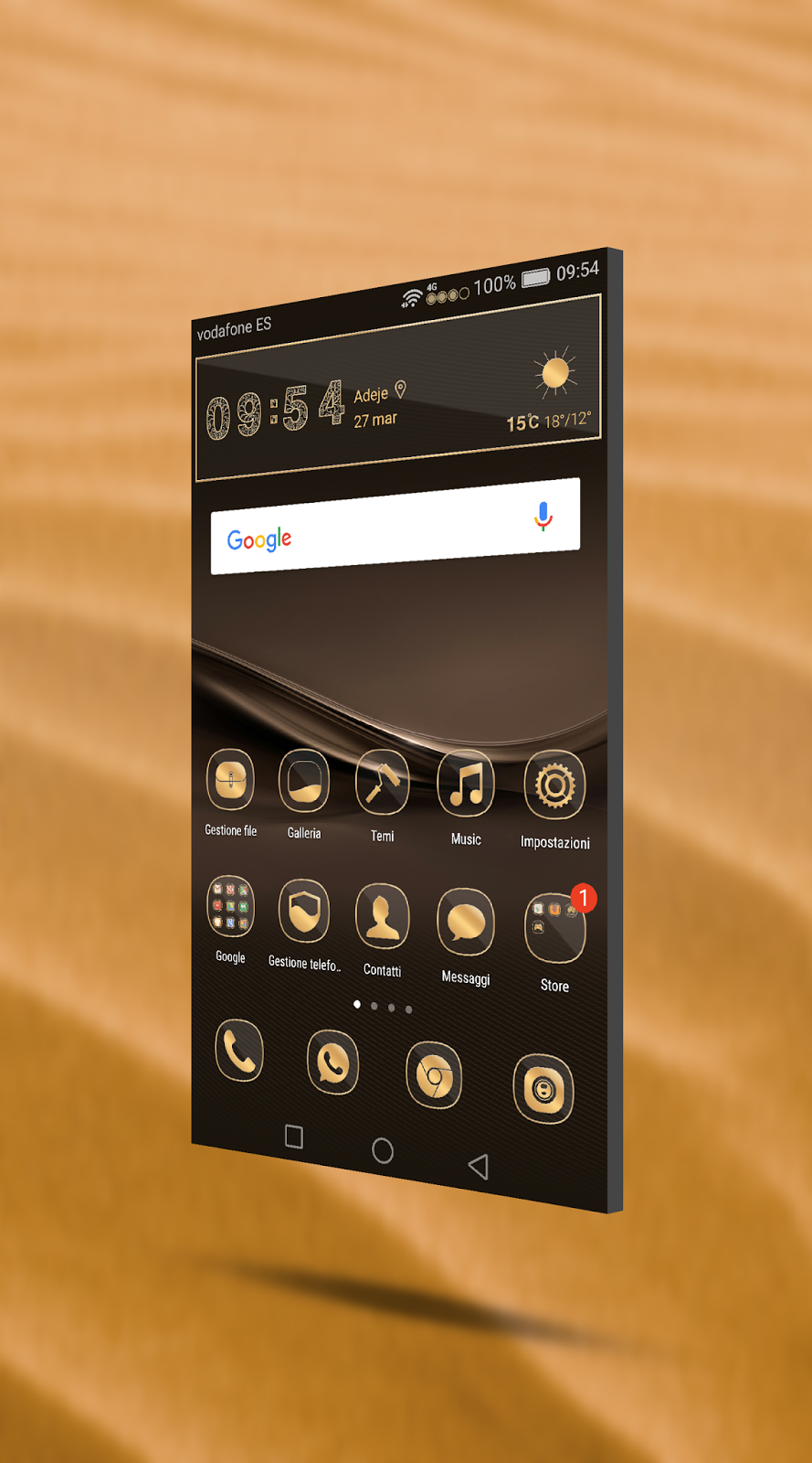 Best Huawei Themes: Sand EMUI Theme