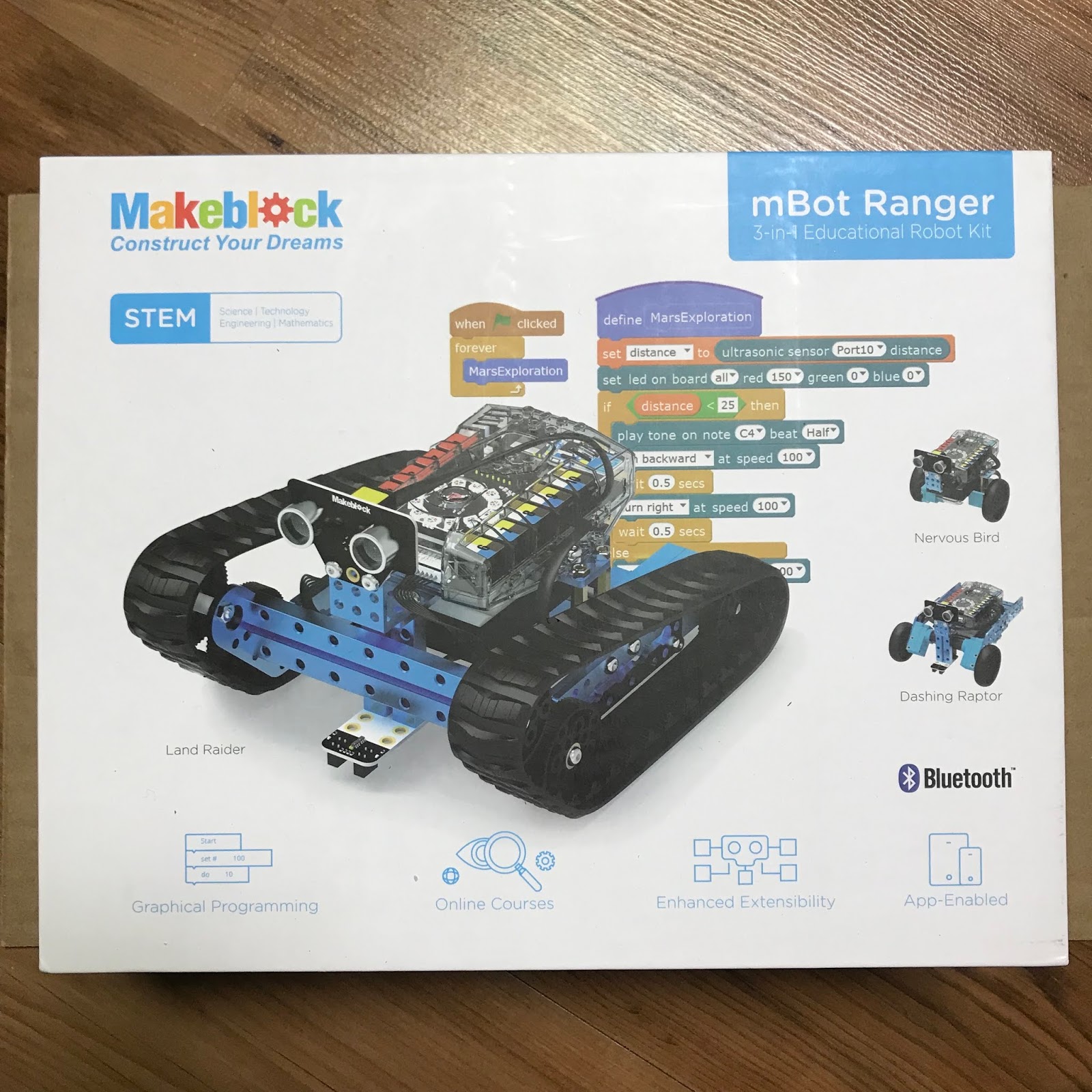 사랑의 모험: 코딩 수업 - mBot Ranger 사용기