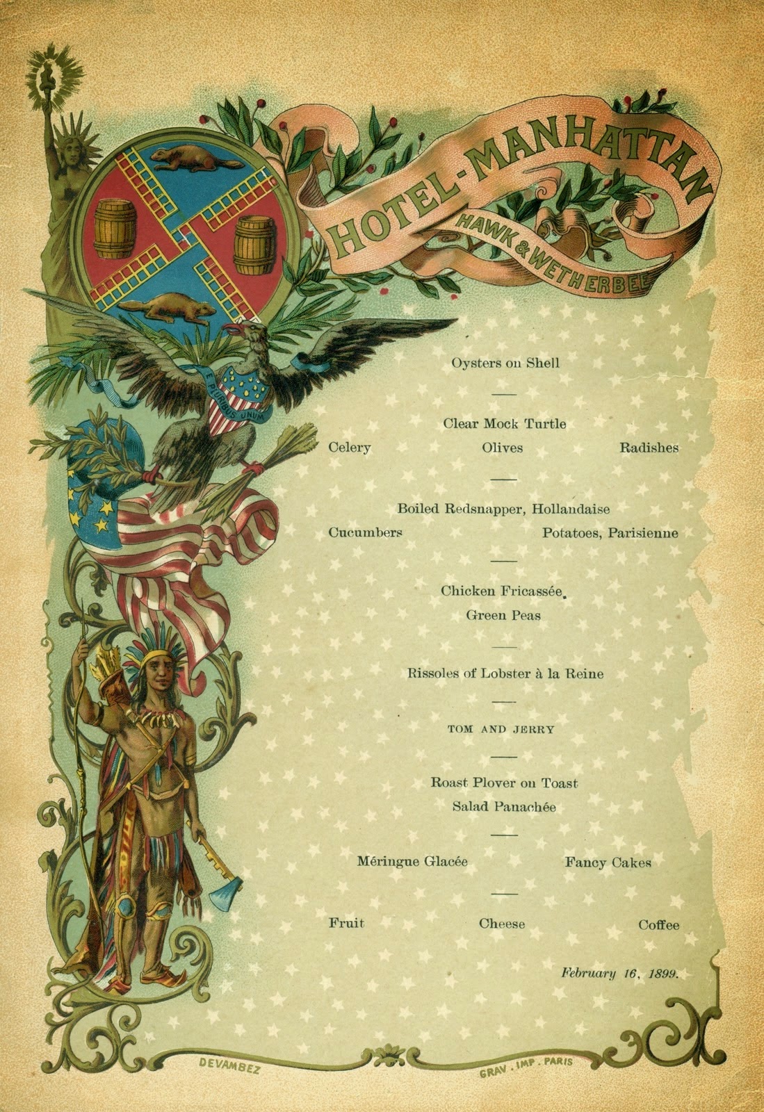 Sisters' Warehouse: Vintage Restaurant Menu Prints - Stampe Vintage di Menu