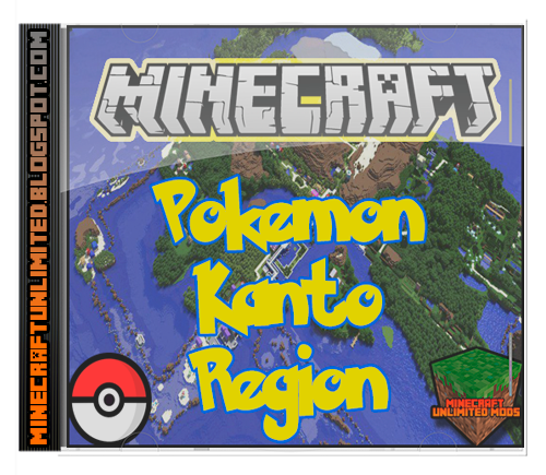 Minecraft Pokemon Kanto Region Map
