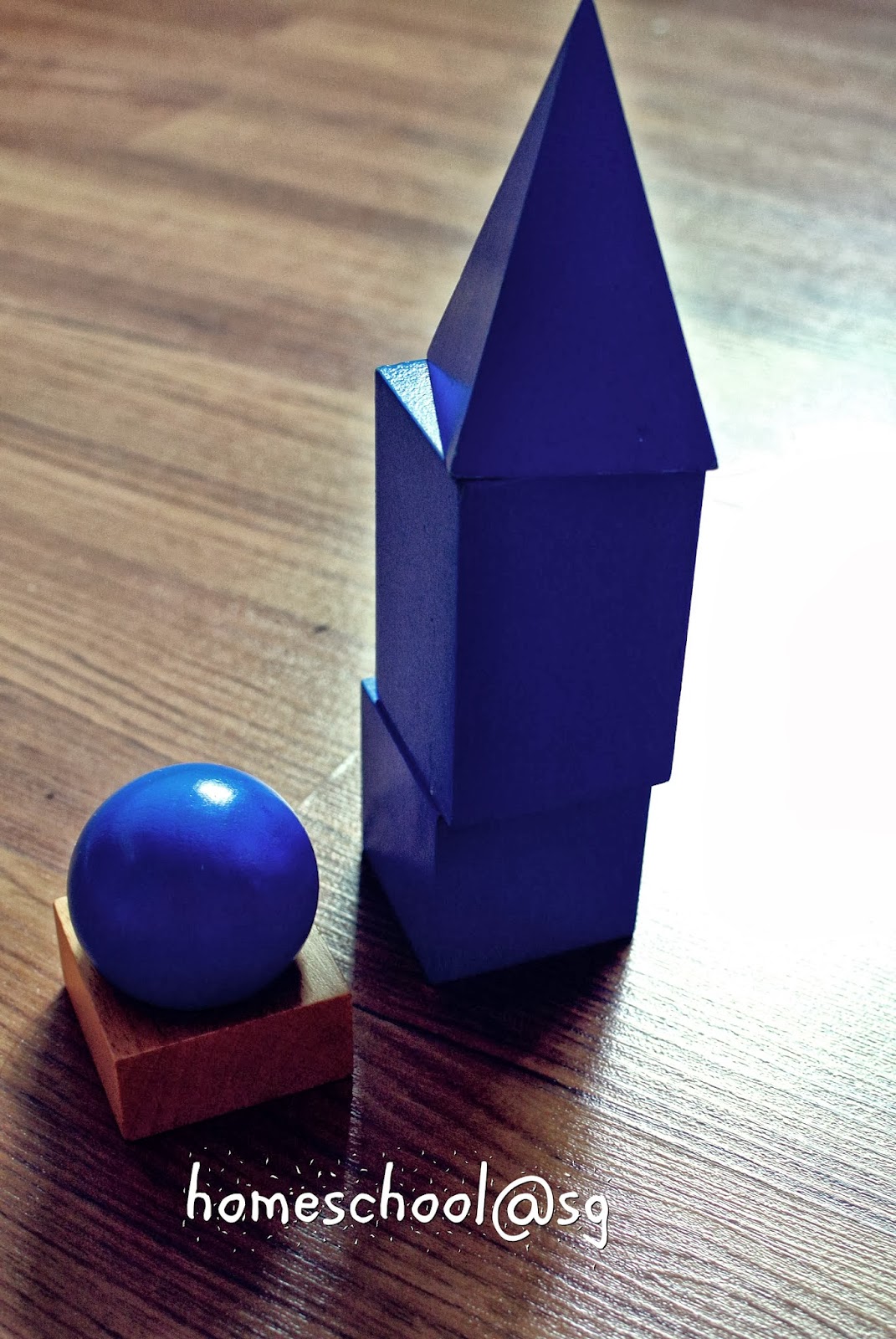 Homeschool@sg: Montessori- Geometry Solids