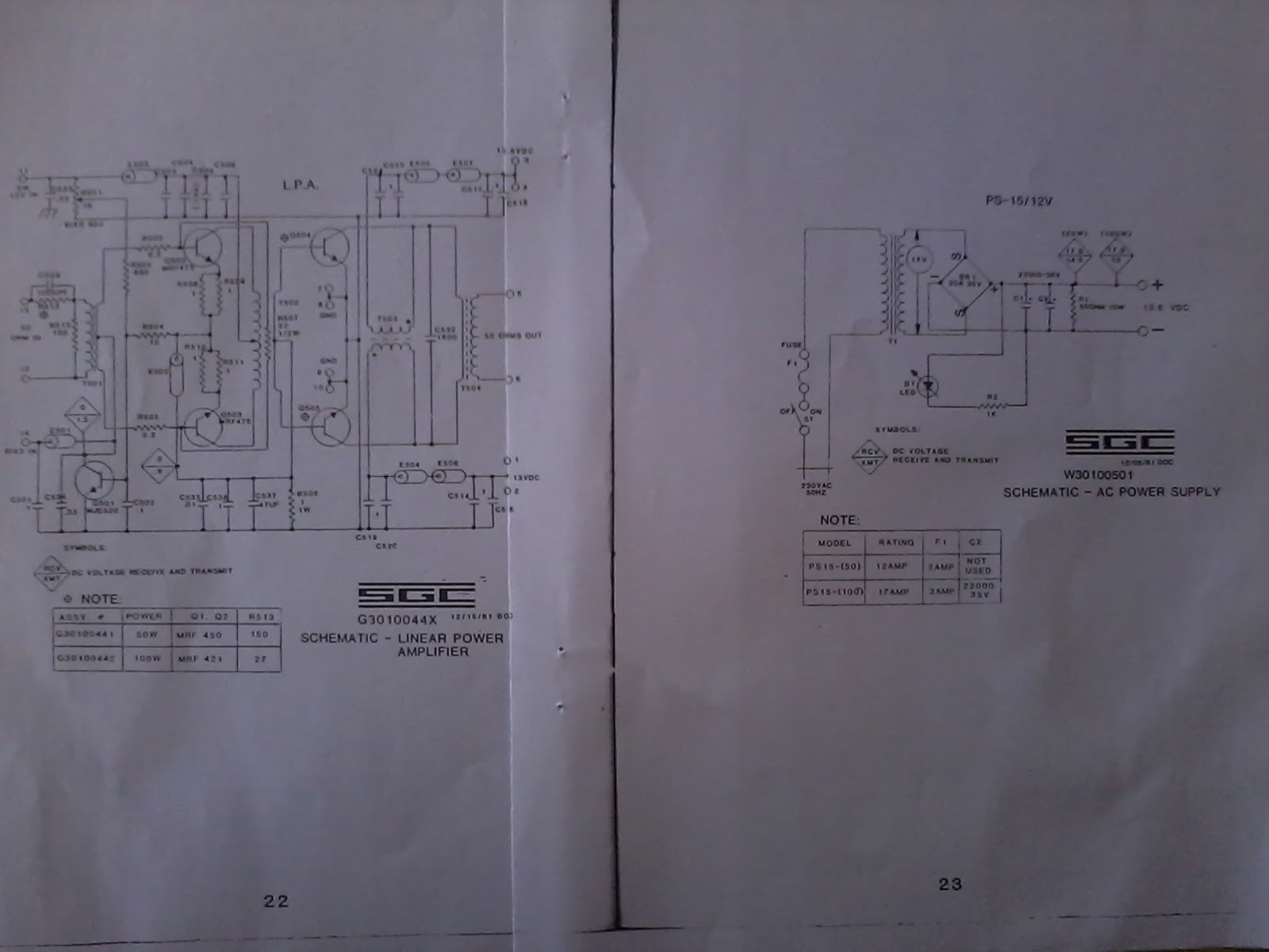 RADIO TENGKORAK: SKEMATIK RADIO SGC SG - 712 EX11