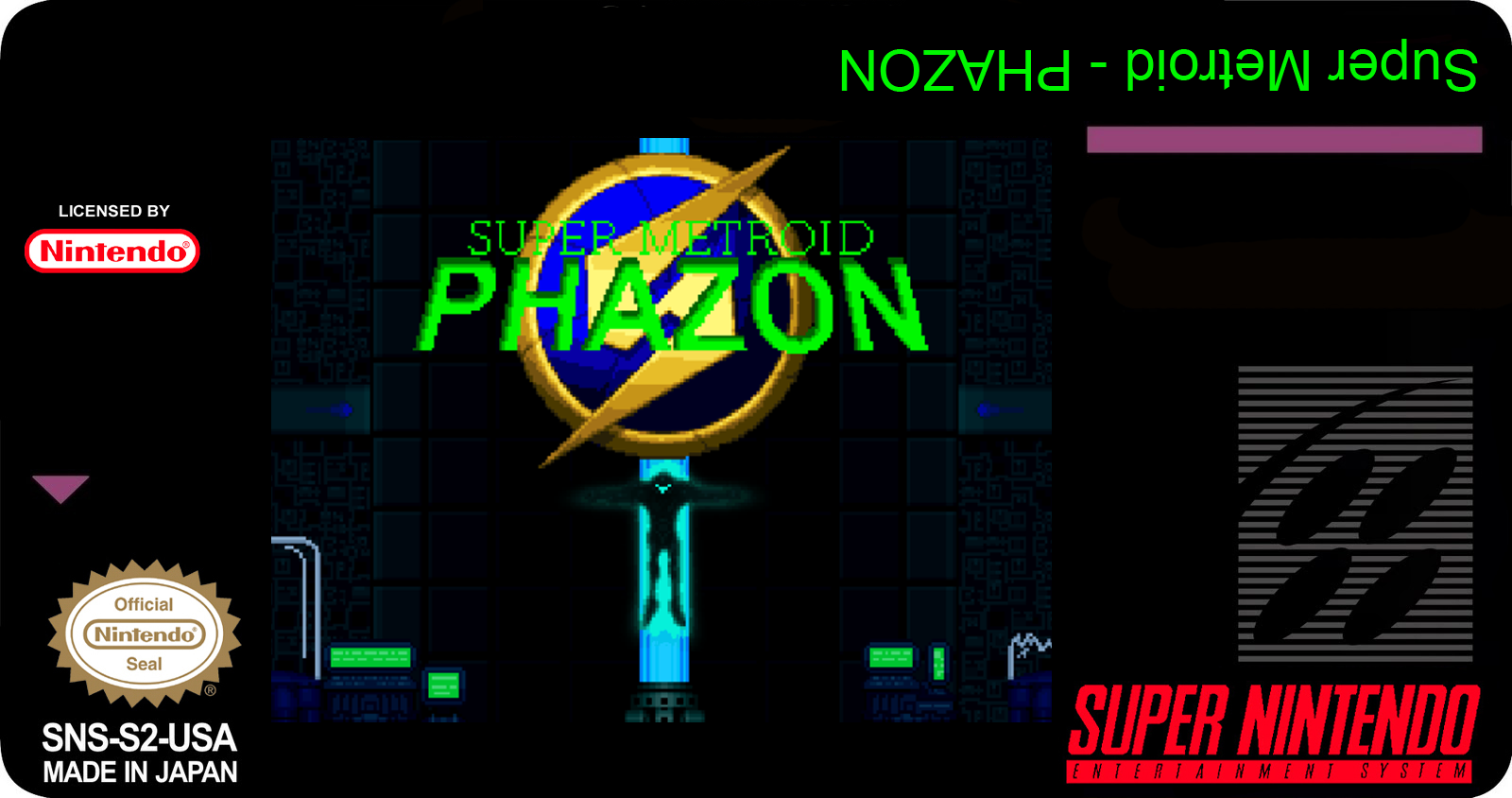 Gamer Labels: Super Metroid - PHAZON