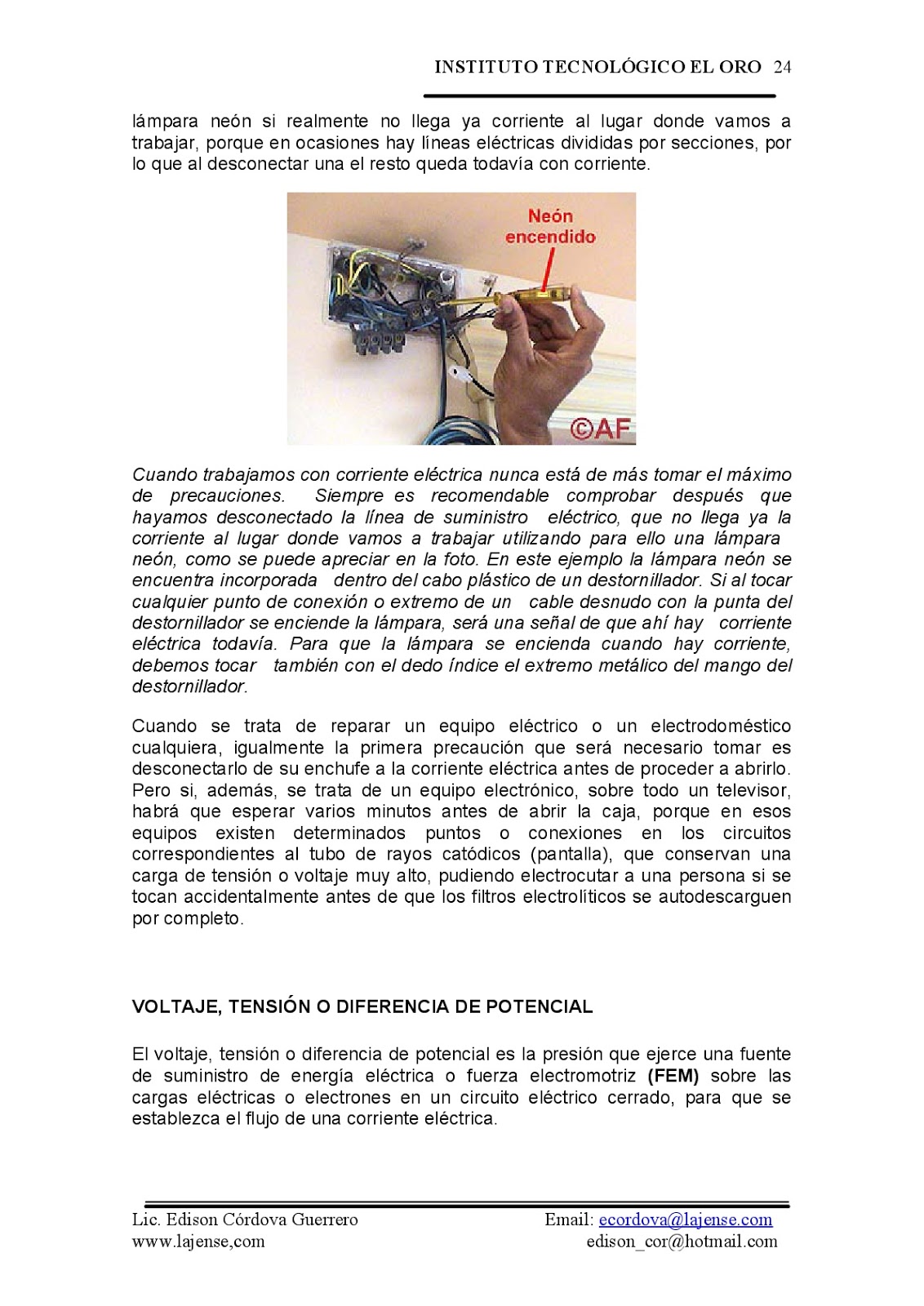 Construye Tu: Modulo de Electricidad Basica