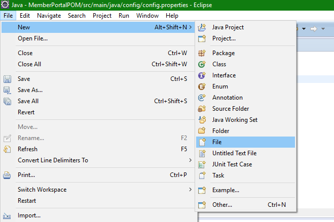 Read data from Properties file in Selenium
