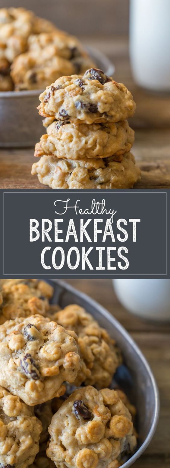 Healthy Breakfast Cookies Recipe - Girls Dishes