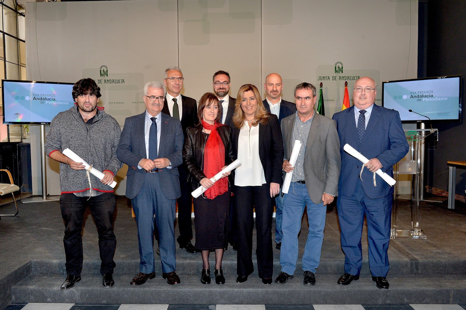 Gelán Noticias Susana Díaz Presidió La Entrega De Los Xxx Premios