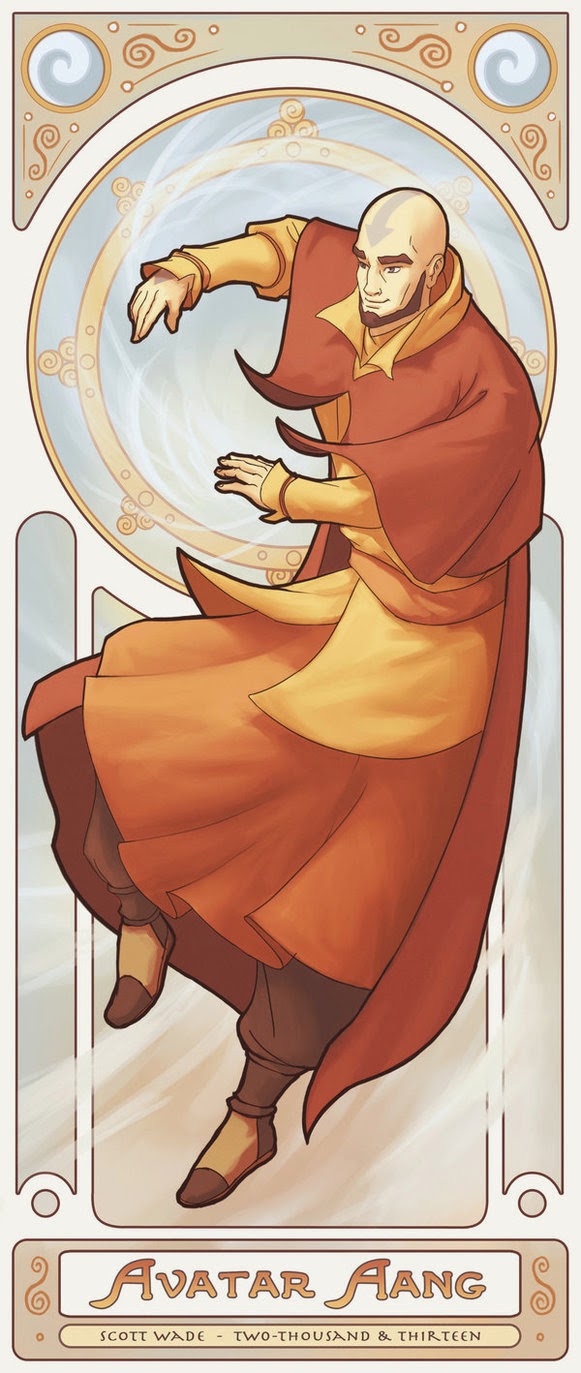 Aang Korra Roku Kyoshi