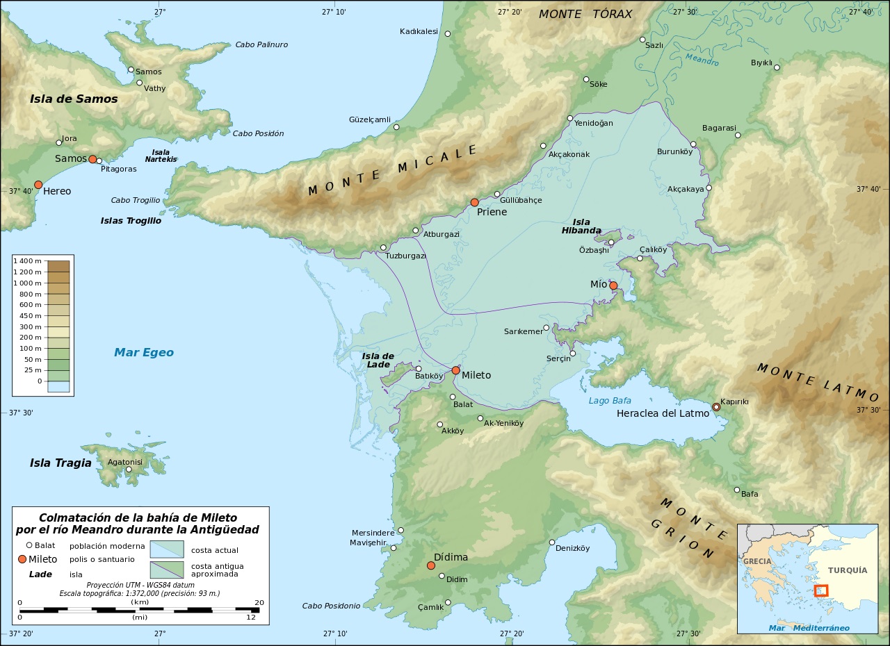 Algargos, Arte e Historia: PRIENE, UNA POLIS DE URBANISMO ORTOGONAL EN ...