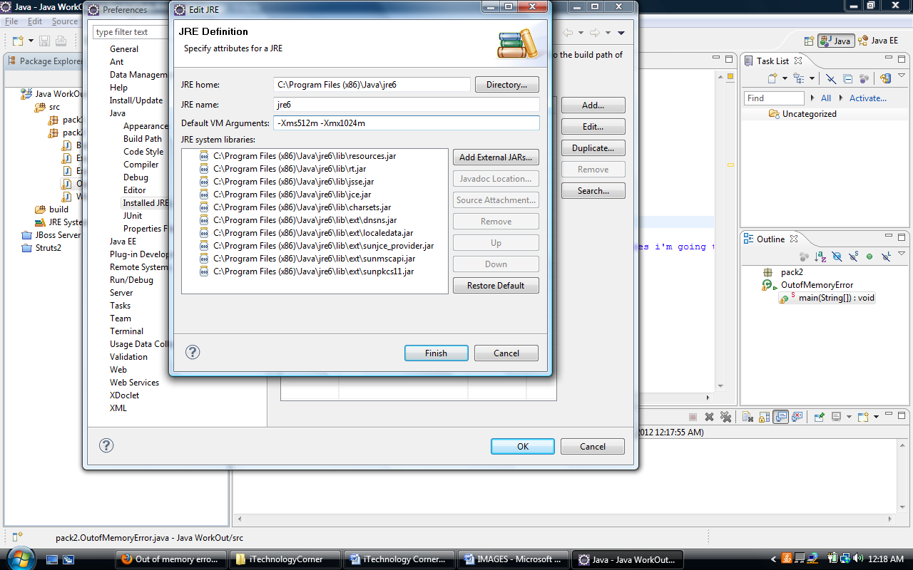 iTechnologyCorner: How to Set Heap Memory in Eclipse
